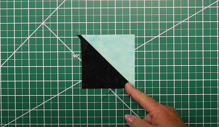 How To Make Perfect Half Square Triangle Blocks