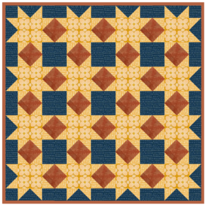 Sawtooth Star Quilt Pattern