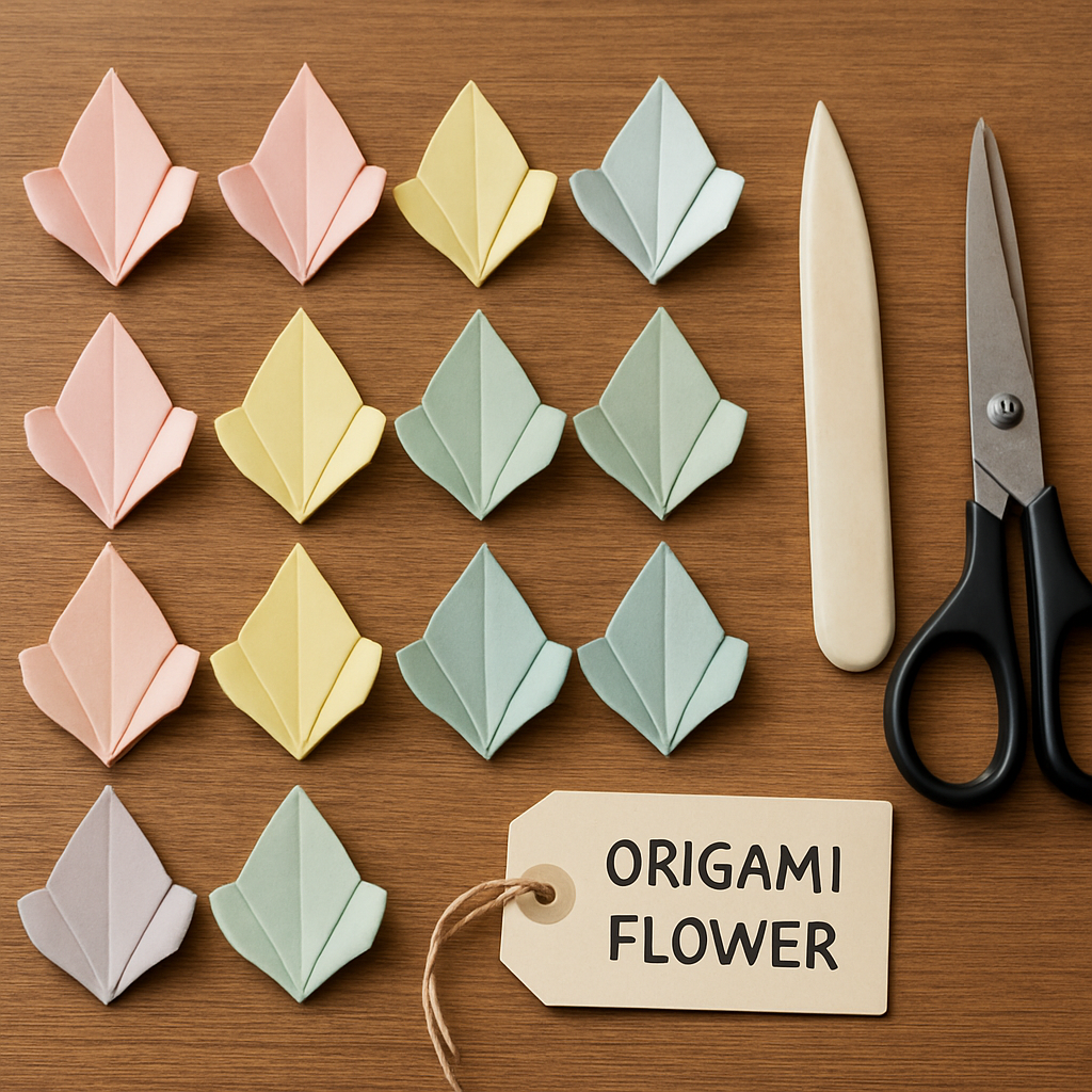How to Create an Origami Flower Bouquet Step by Step