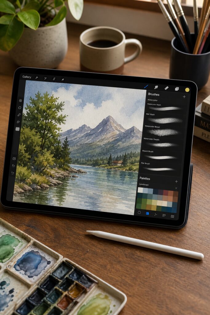 Digital Watercolor Painting Class for Professionals: Step-by-Step Guide